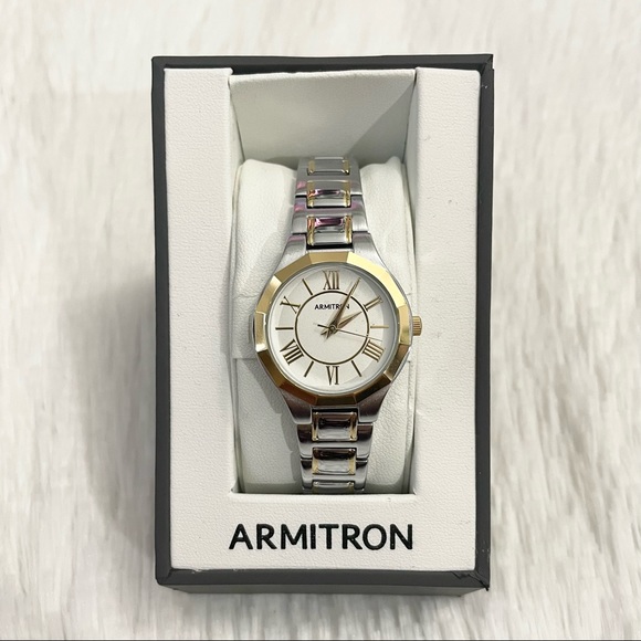 Armitron | Accessories | Armitron Gold And Silver Watch | Poshmark